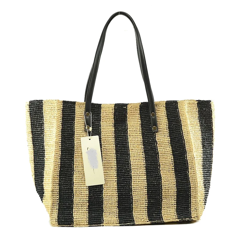 Striped Raffia Casual Big Tote| | - AliExpress