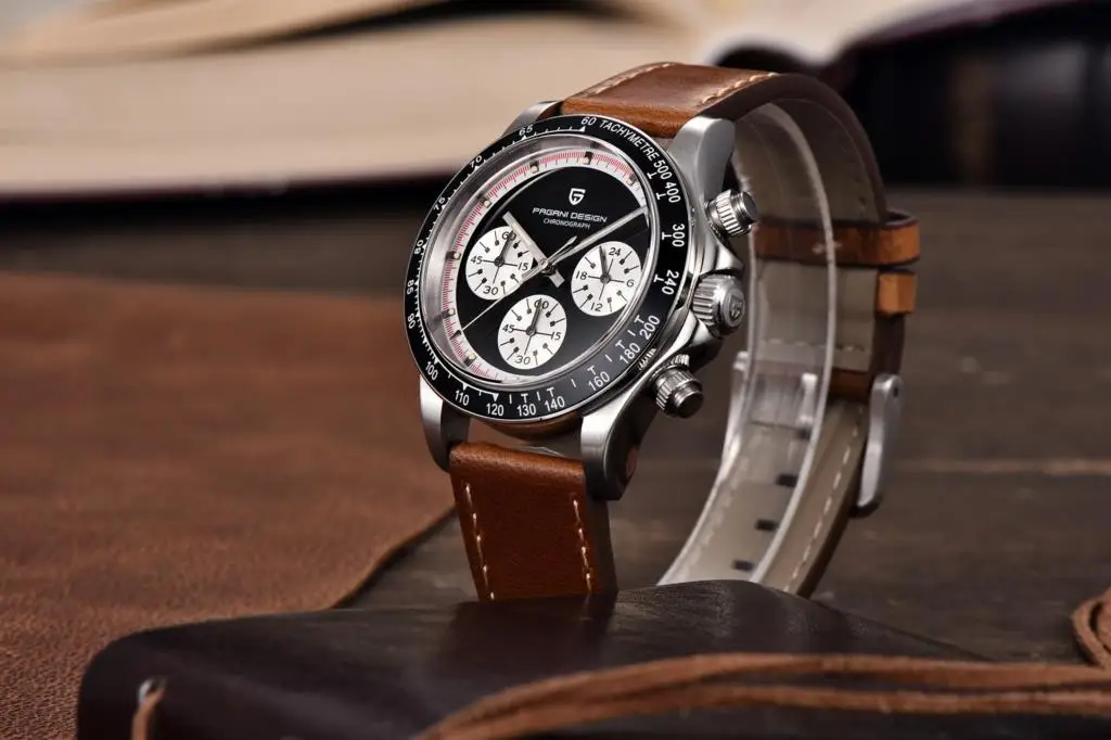 2023-Vintage-PAGANI-DESIGN-Men-Quartz-Watch-VK63-Movement-40mm-316L ...