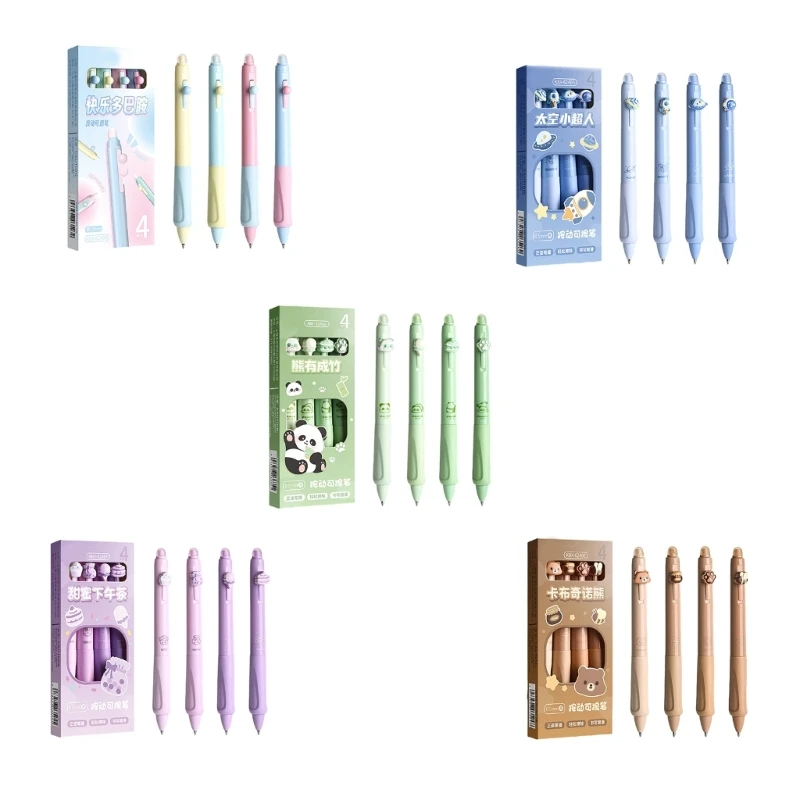4Pcs-Erasable-Retractable-Gel-Pen-0-5mm-Fine-Point-Erasable-Gel-Pen-for ...