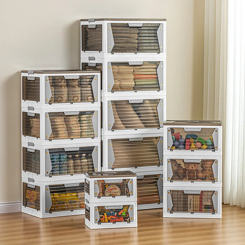 Folding-Storage-Box-1-2-3-4-5-Floors-5-Door-Storage-Box-with-Magnetic ...