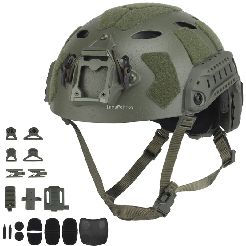 Shooting-Combat-Helmets-Outdoor-CS-Sports-Head-Protective-Gear-ABS ...