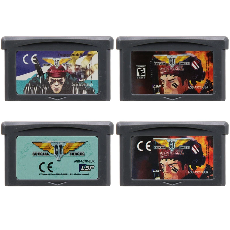 GBA-Game-Cartridge-CT-Special-Forces-Series-32-Bit-Video-Game-Console ...