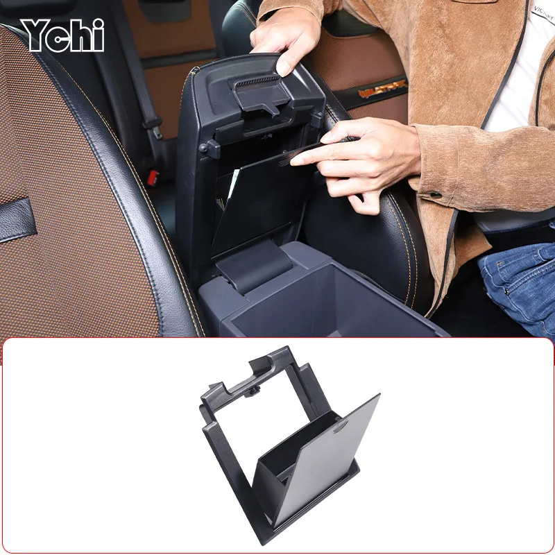 For Ford Ranger Wildtrak 2015-2021 Car Armrest Box Hidden Storage Box ...