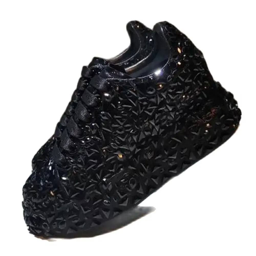 Original-Designer-Trainers-Women-Girl-Rhinestone-Diamond-Setting-Thick ...