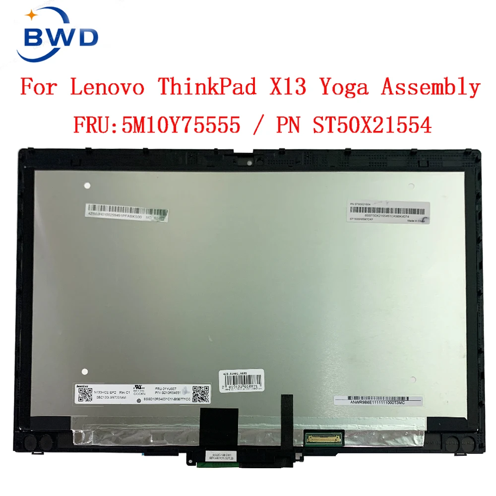 Original-NEW-13-FHD-Touch-Lcd-Screen-For-Lenovo-ThinkPad-X13-Yoga-Gen-1 ...
