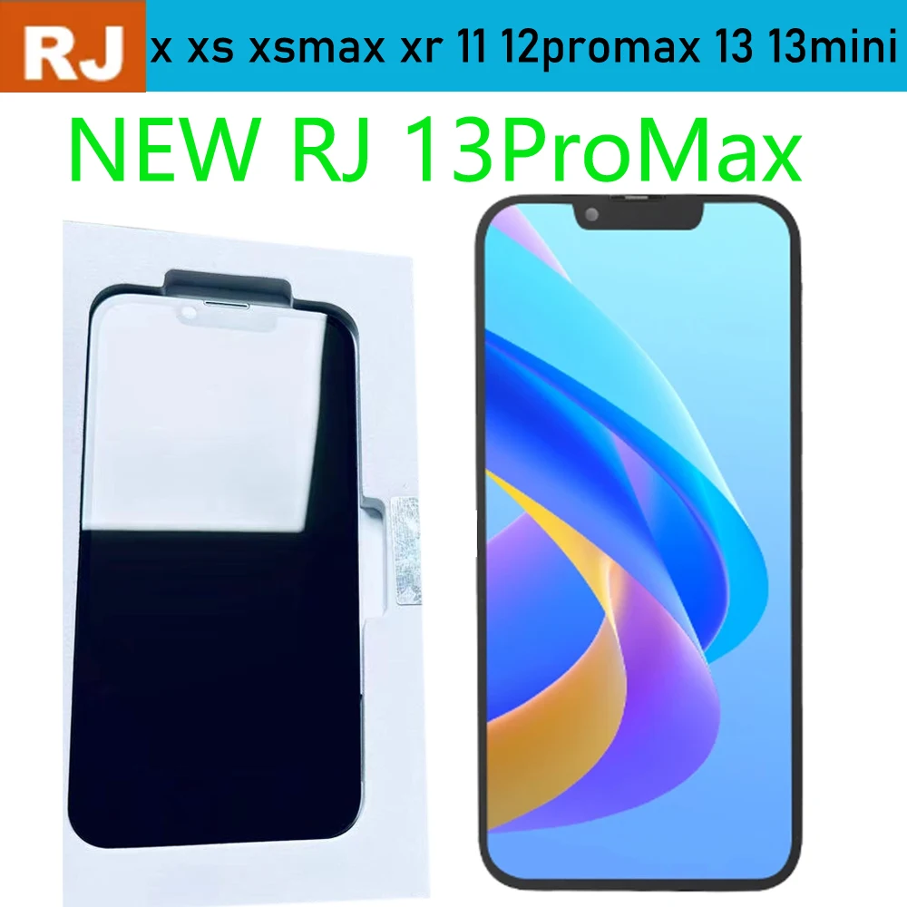 RJ-LCD-Display-Replacement-For-iPhone-X-Xs-XR-14-11-12-13-13mini-11pro ...