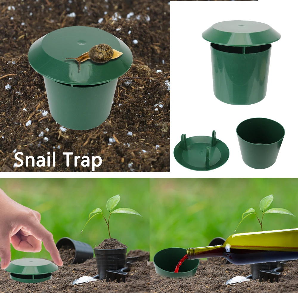 Snail-Trap-Catcher-Snail-Cage-Garden-Farm-Protector-Slug-House-Animal ...