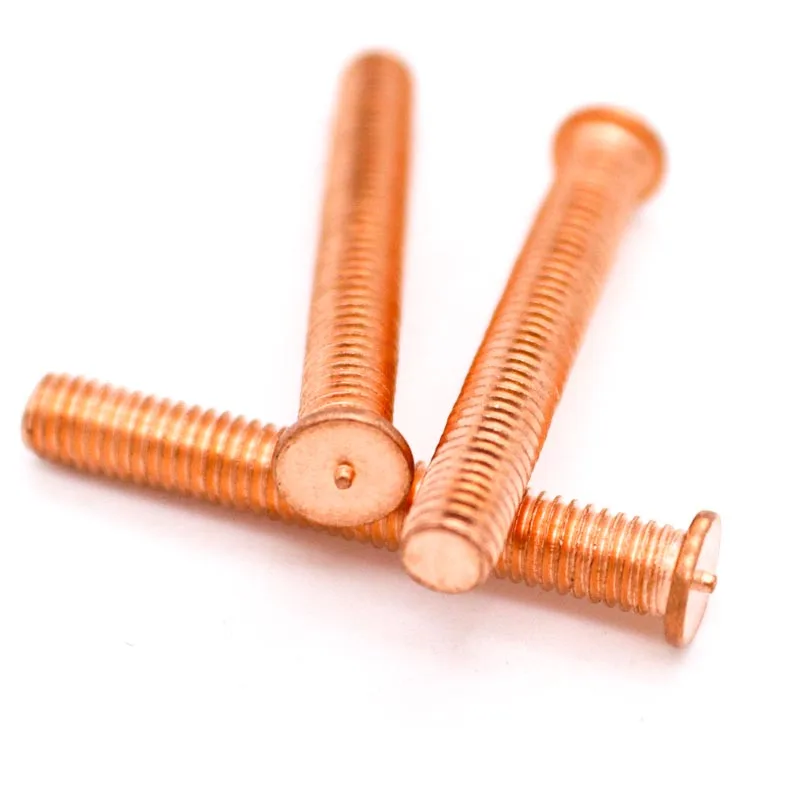 2/50pc M3 M4 M5 M6 M8 M10 Carbon Steel Copper Plated Stud Weld Spot ...