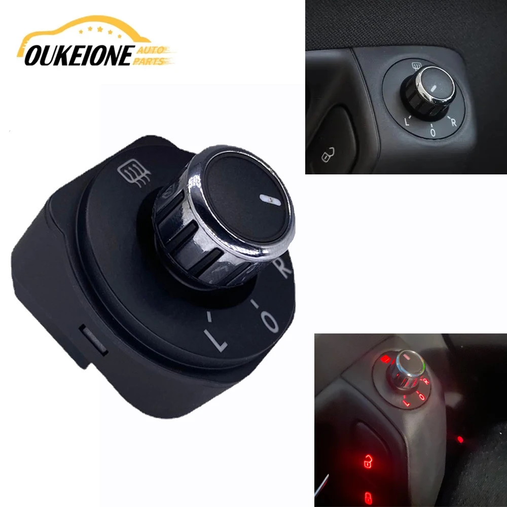 Electric-Rear-View-Mirror-Adjust-Switch-Knob-Regulator-for-Volkswagen ...