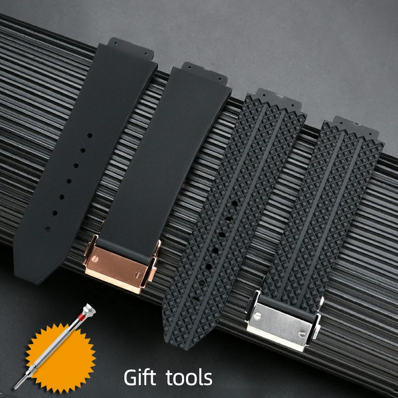 For-HUBLOT-BIG-BANG-25-19mm-24-17mm-Waterproof-Silicone-Men-s-Watch ...