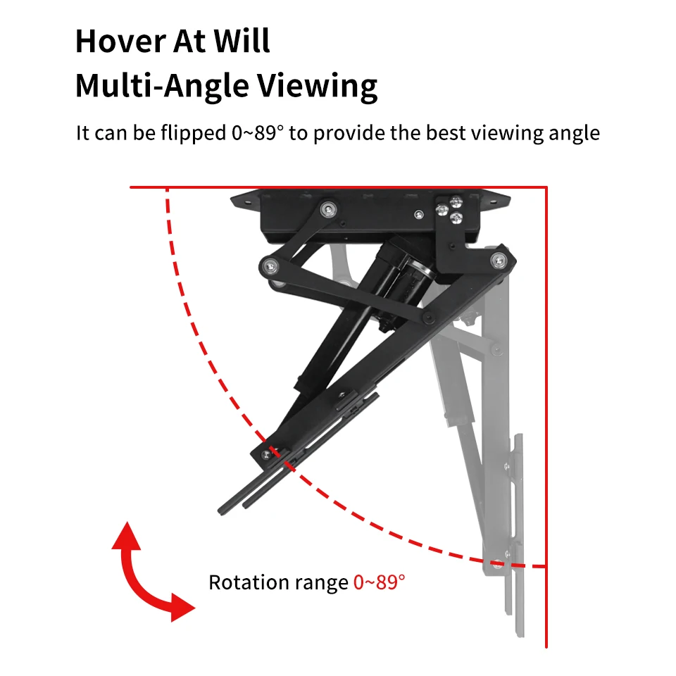 Motorized Ceiling Drop Down Retractable TV Mount for Home Car 30 55 ...