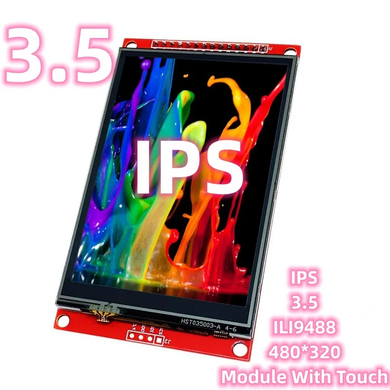 Factory-IPS-3-5-Inch-Electronic-IC-ILI9488-Full-View-Red-Module-With ...