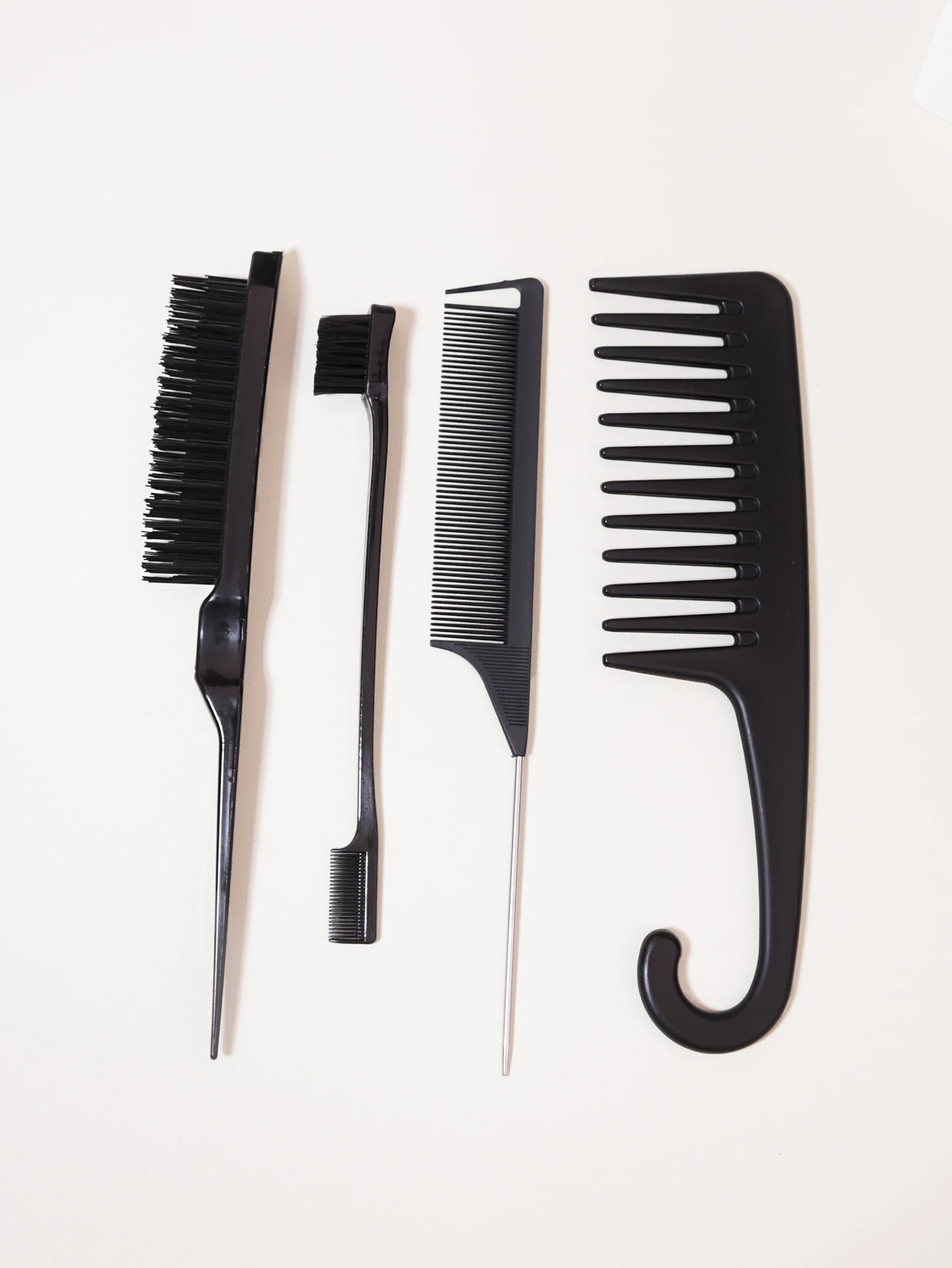 4-pieces-set-of-anti-static-ponytail-comb-wide-toothed-comb-double ...