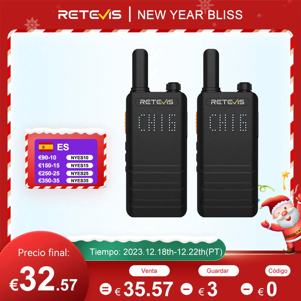 Retevis-Mini-walkie-talkie-B63H-port-til-PMR446-Radio-Profesional-de ...