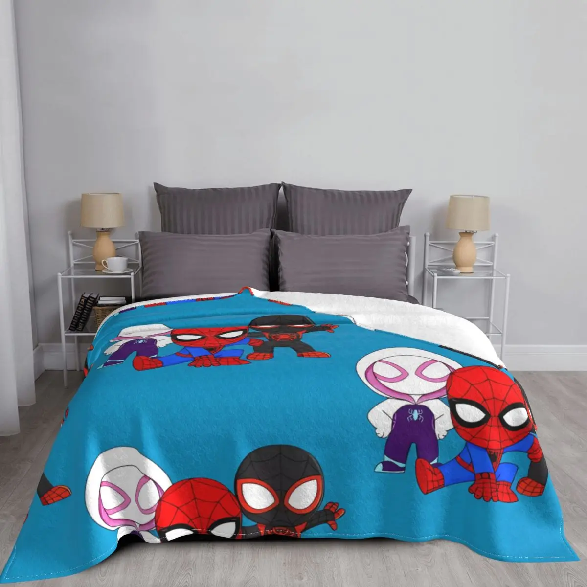 Cute Spiders Friends, Spider Ghost Girl, Cute Baby Spidey Blanket ...