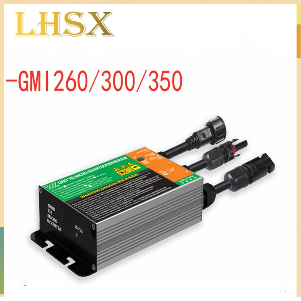 PV Solar Inverter GMI350W/300W/260W Micro Grid Tie Inverter MPPT ...