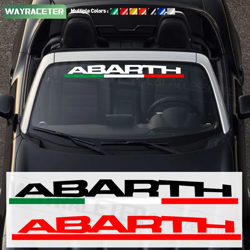 Italian-Abarth-Reflective-Car-Front-Windshield-Windscreen-Window ...