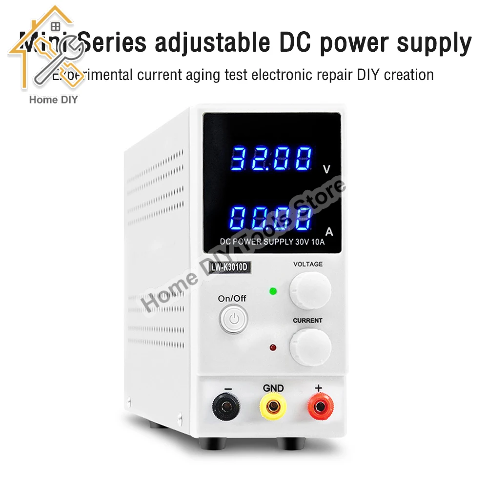LW-K3010D-30V-10A-DC-Power-Supply-4-Digit-Display-Adjustable-Mini ...