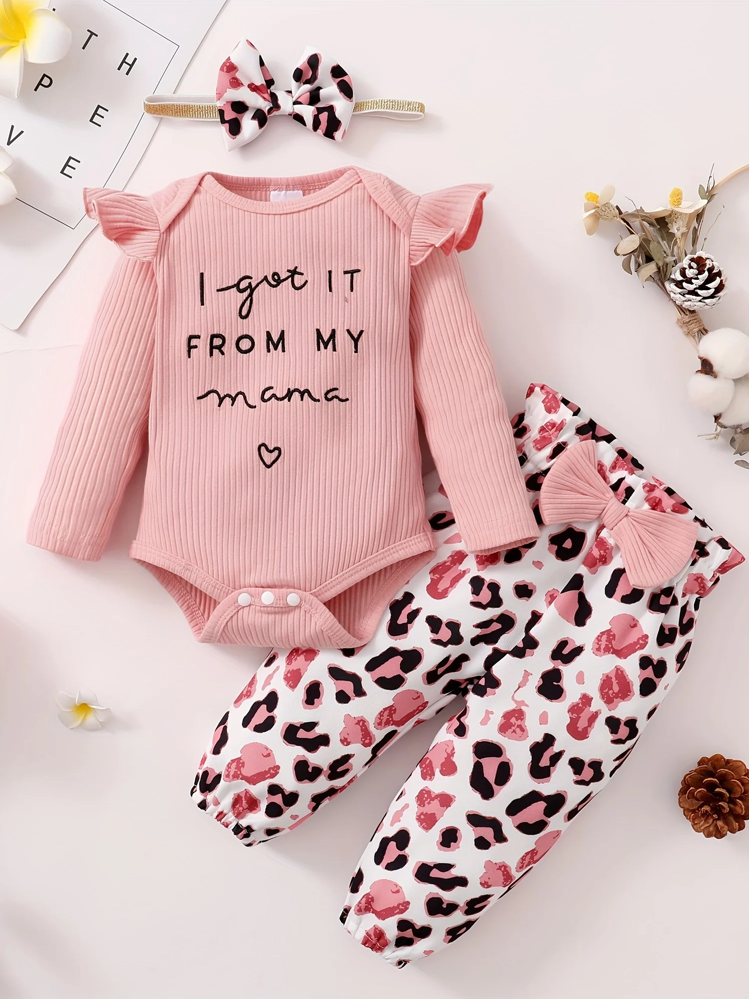 Newborn-Baby-Girls-Clothes-3pcs-Cute-Letter-Pattern-Long-Sleeve-Romper ...