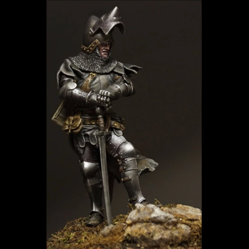 Resin Figure 1/24 ANCIENT FANTASY European Knight Model Unassambled ...