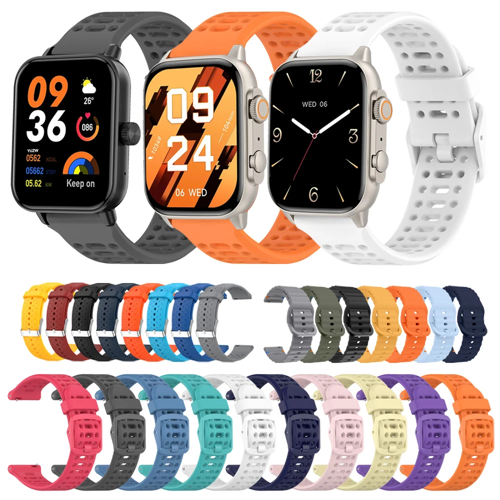 Silicone Band For COLMI P71/P78/P81/P82/C81/P73/P76/P68/P60 Watch Strap ...