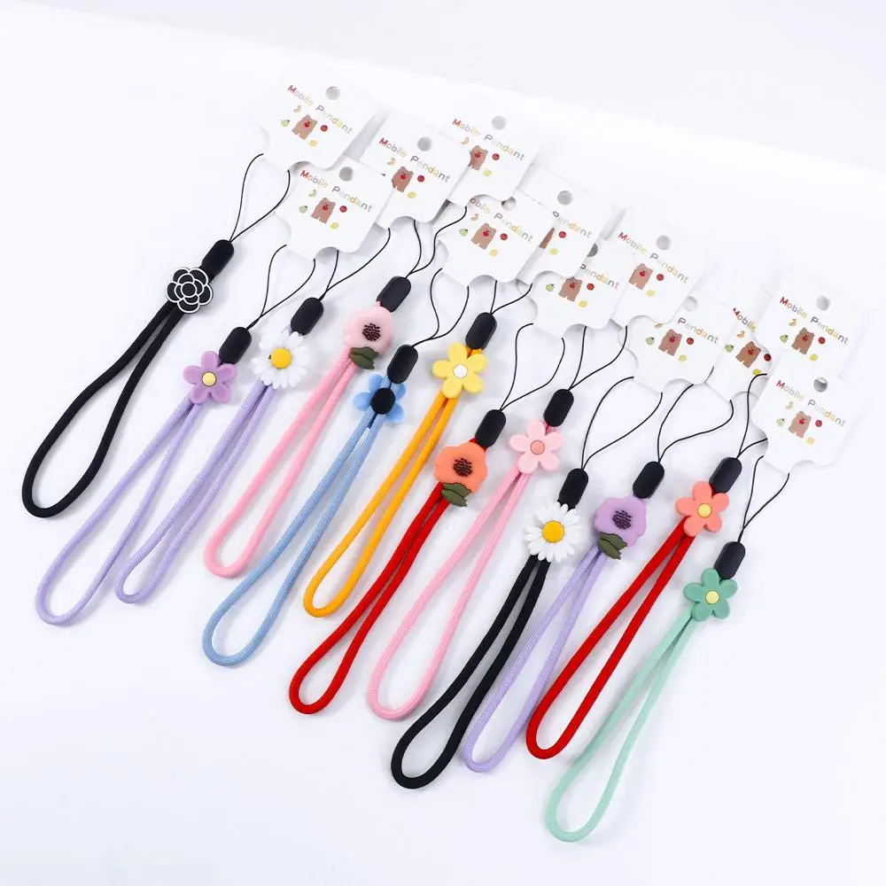 Flowers-Nylon-Hand-Strap-Loop-Soft-Camellia-Charm-Adjustable-Phone ...