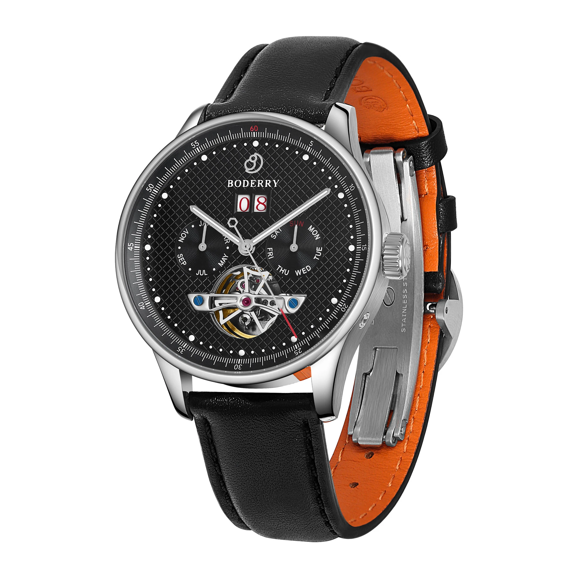 Mens Automatic Mechanical Watch | Complications Watch Mechanical - Men ...