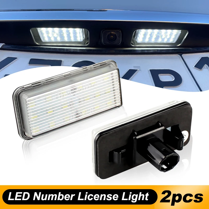 2pcs Canbus Led Number Plate Light For Lexus LX470 LX570 Toyota Land ...