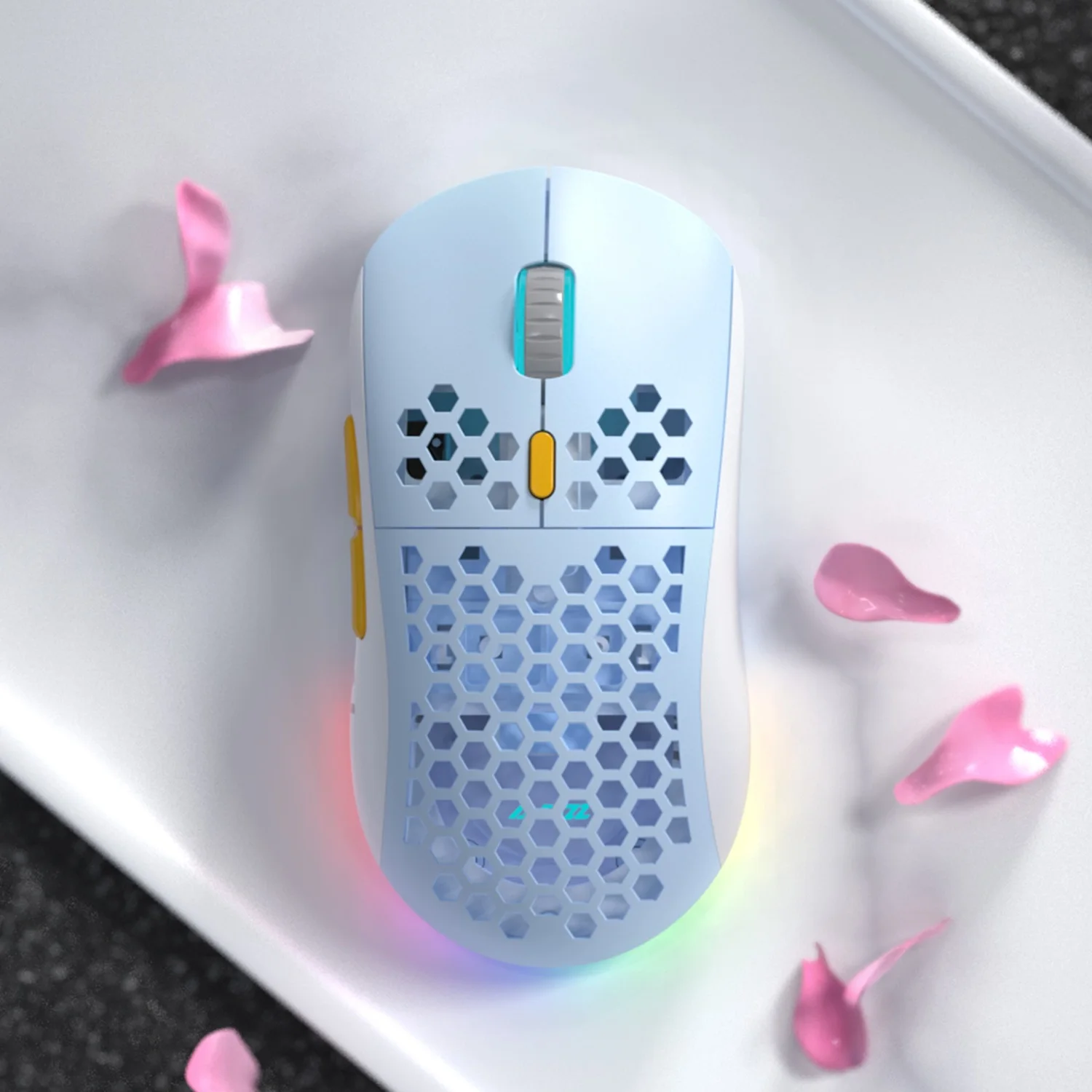 Ajazz-i380pro-aj380-aj380r-mouse-sem-fio-com-design-oco-peso-leve ...