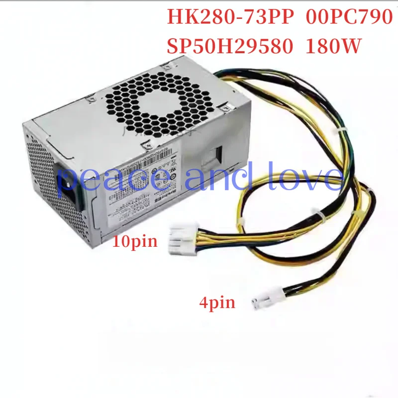 Small Power Supply 180W HK280-73PP 00PC790 SP50H29580 for Lenovo 10 pin ...