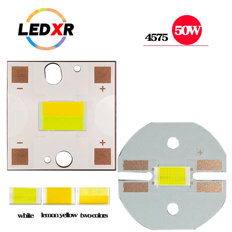 50W 4575 led chip 4570 two-color motorcycle spotlight smd led 3570 two ...