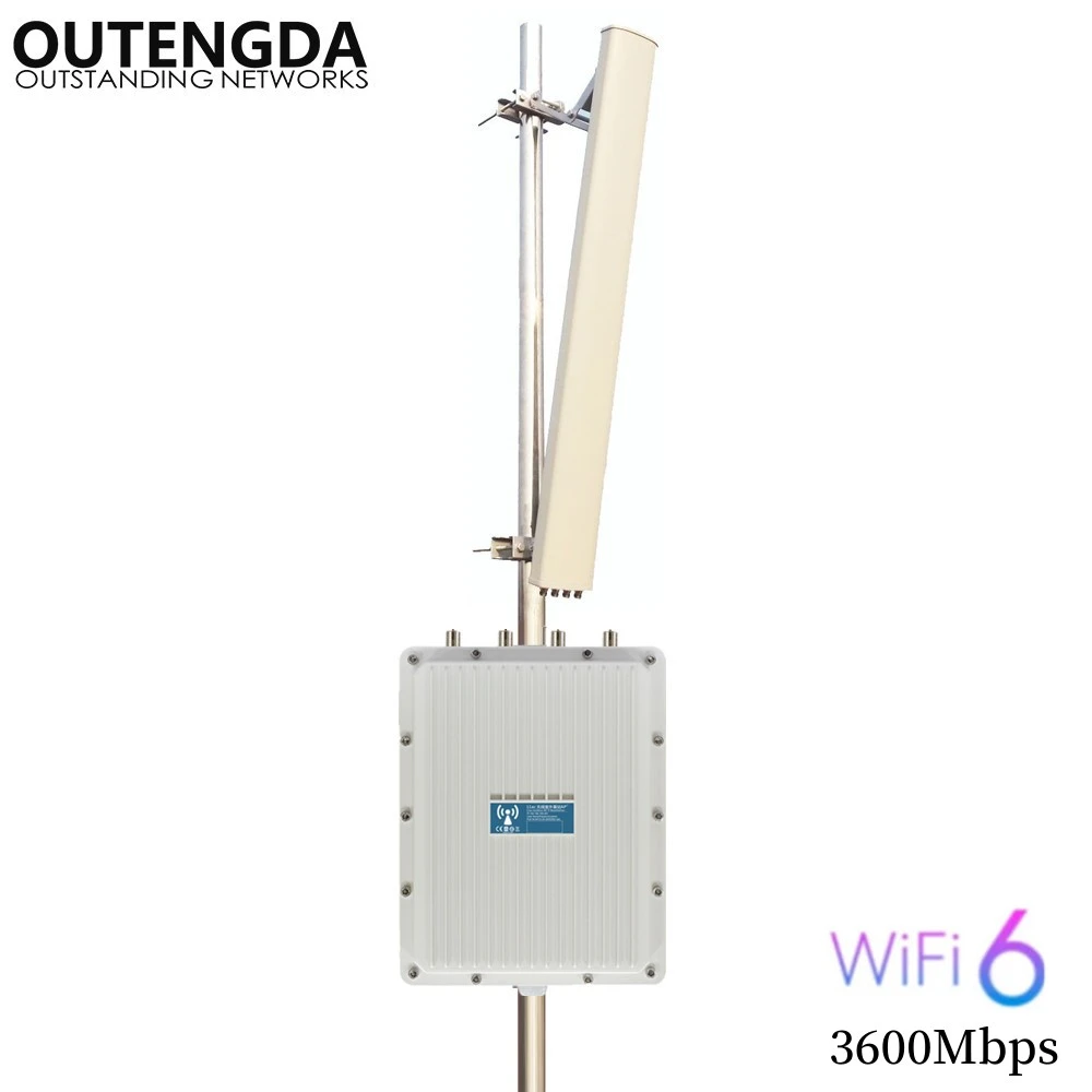3600mbps 802.11ax Wifi6 Outdoor Access Point High Power 2.5g Wireless ...