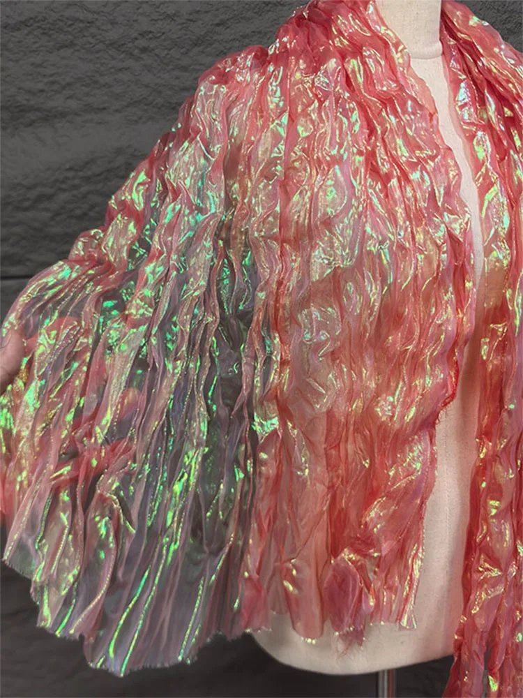 Wave Wrinkled Gradient – Mermaid Texture Cloth – Art Options