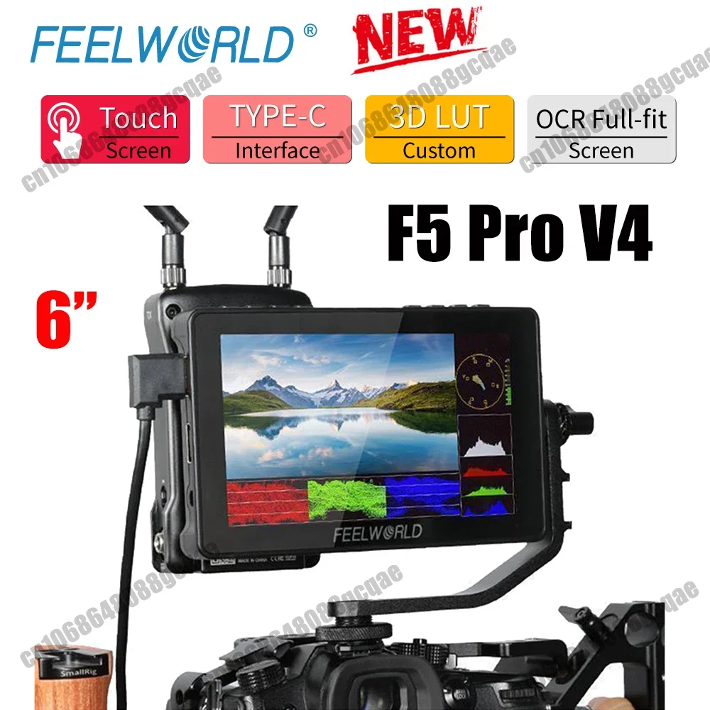 Feelworld-Monitor-de-Campo-DSLR-F5-Pro-V4-6-LUT-3D-4K-HDMI-Touch-Screen ...