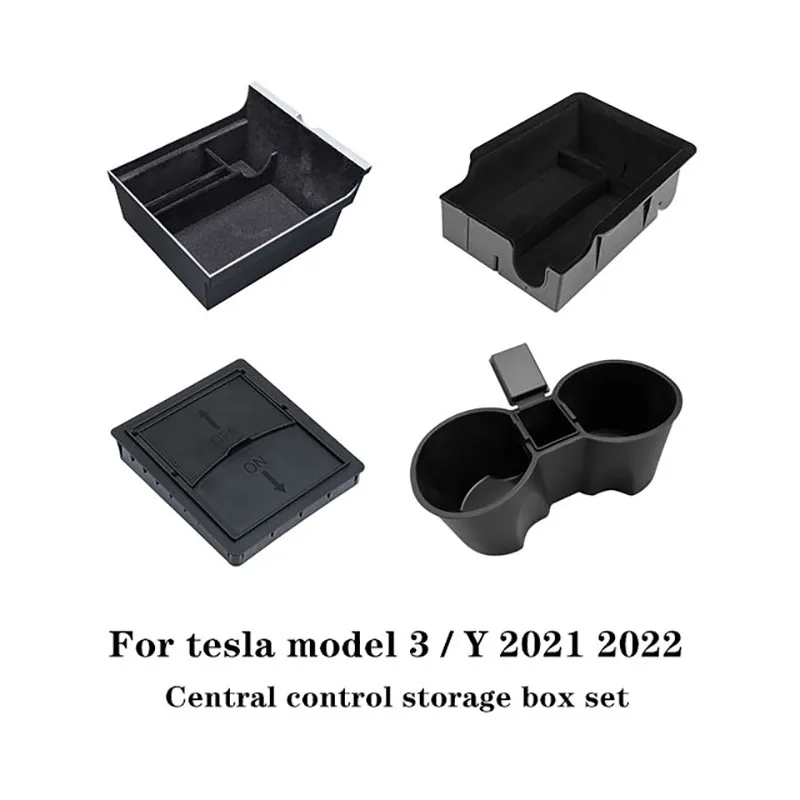 For-2021-2022-2023-Tesla-Model-3-Model-Y-Center-Console-Storage-Box ...