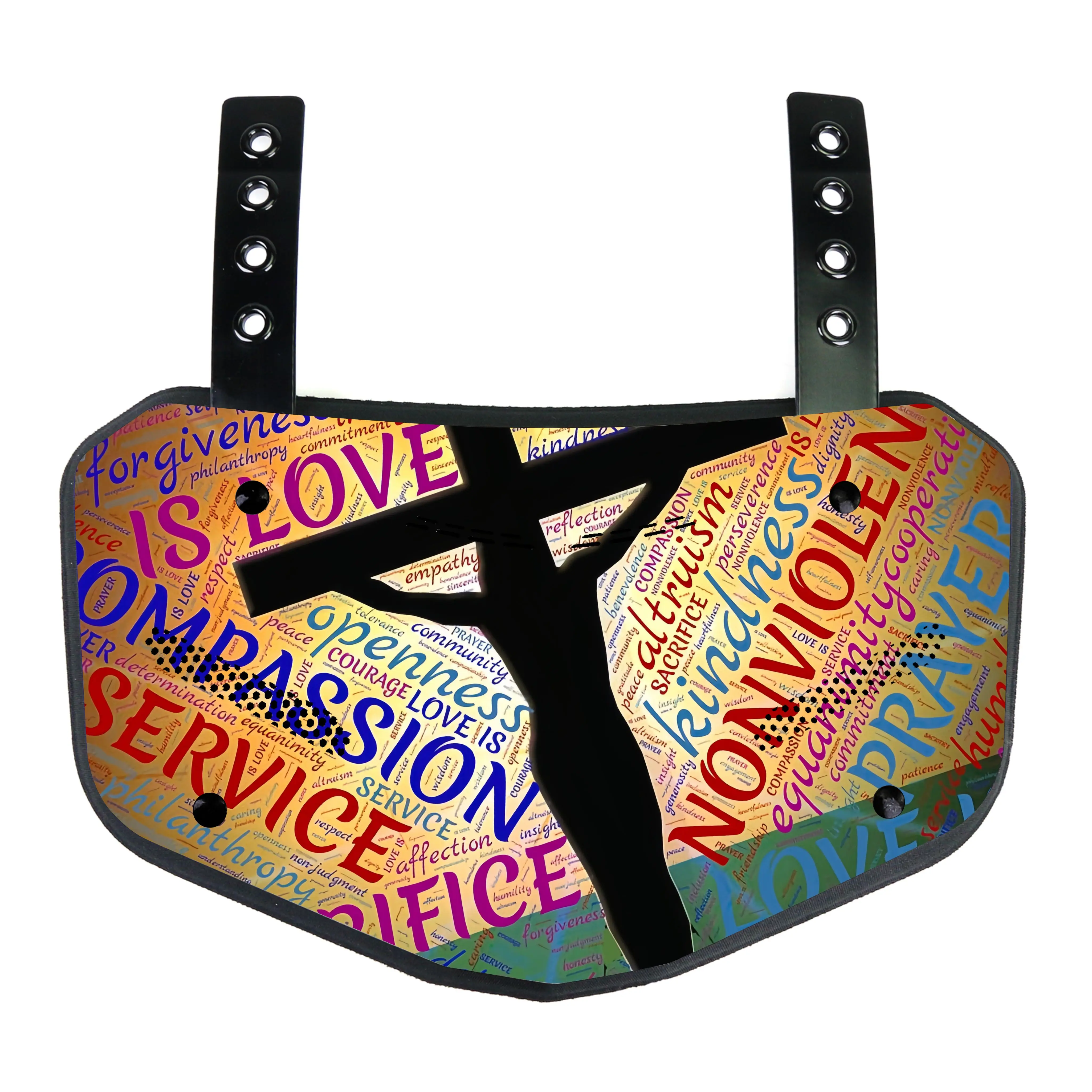 American-Football-Back-Plate-Rear-Protector-Lower-Back-Pads-for ...