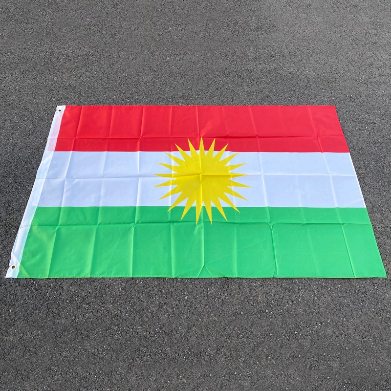 Free-Shipping-Kurdish-flag-90-150cm-Kurdistan-Flag-Kurdish-Polyester ...
