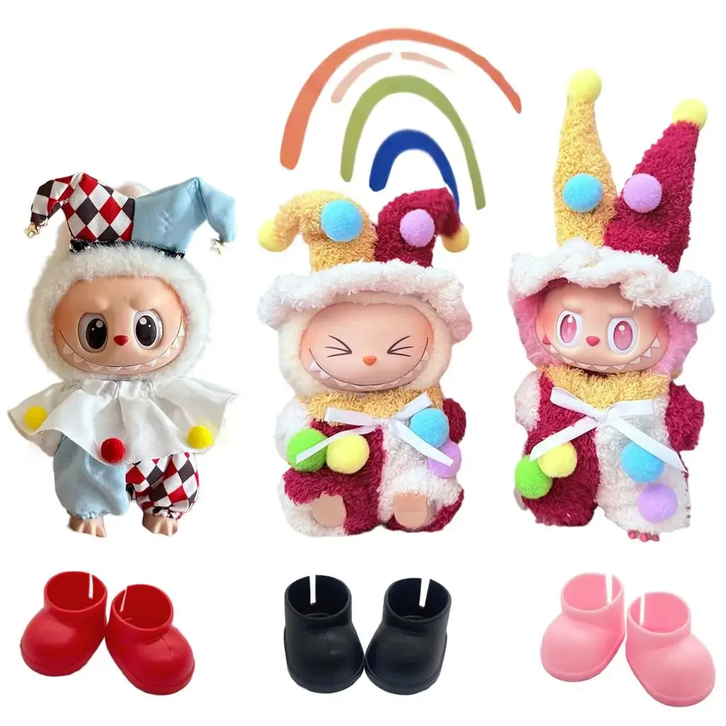 Mini Doll'S Clothes Outfit Accessories For 15-17cm Ropa Labubu and 10cm ...