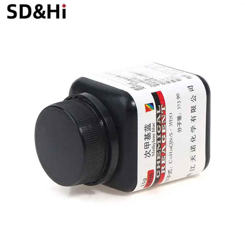 1pc 25g 98.5% puro metileno azul indicador c16h18cln3s 3h2o ar grau ...