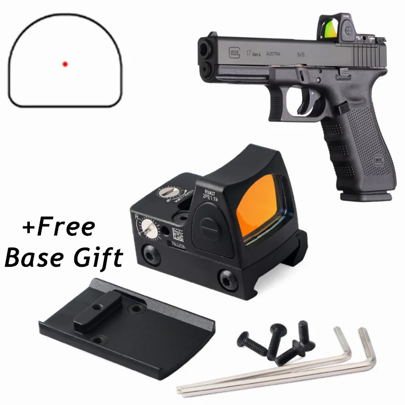 Glock-Rear-Sight-Mount-Plate-Base-Mount-Fit-para-Universal-Red-Dot ...