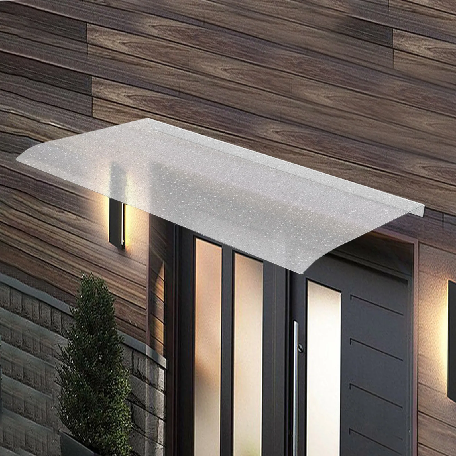Awning Canopy UV Rain Snow Protection For Front Door/Porch Patio Roof ...
