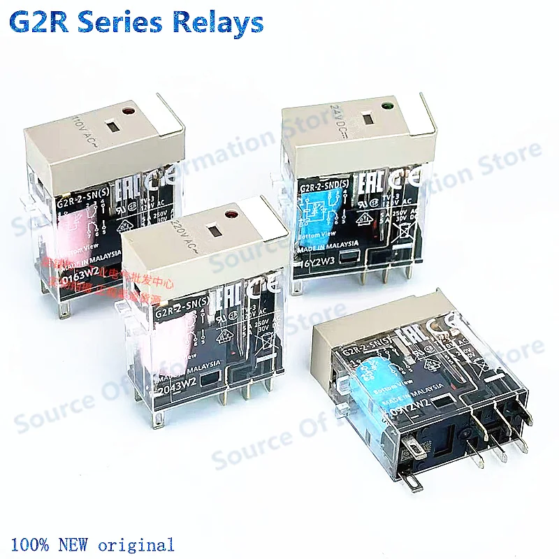 Relais série G2R G2R-1-SND(S) G2R-2-SND(S) G2R-2-SNI DC24V AC220V ...