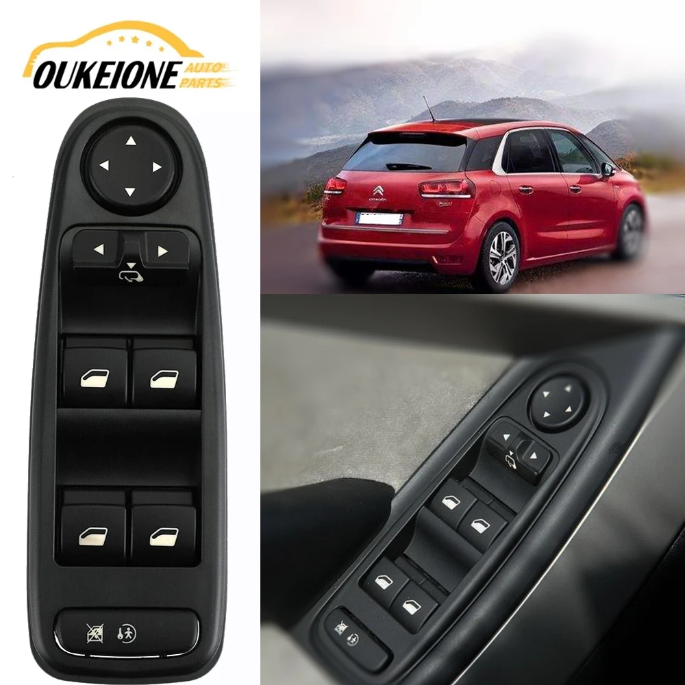 Front-Left-Driver-Window-Main-Switch-Control-Lifter-Button-for-Citroen ...