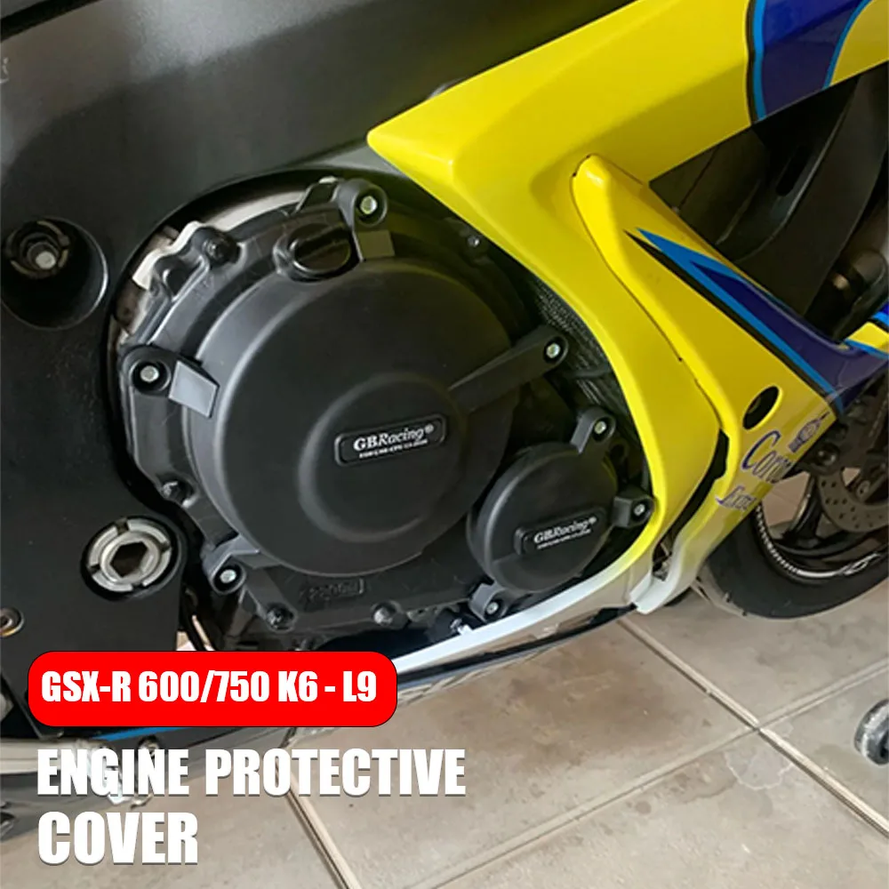 Motorcycles Engine Cover Protector Set Case for GB Racing for SUZUKI GSXR600 GSXR750 GSXR 600 ...