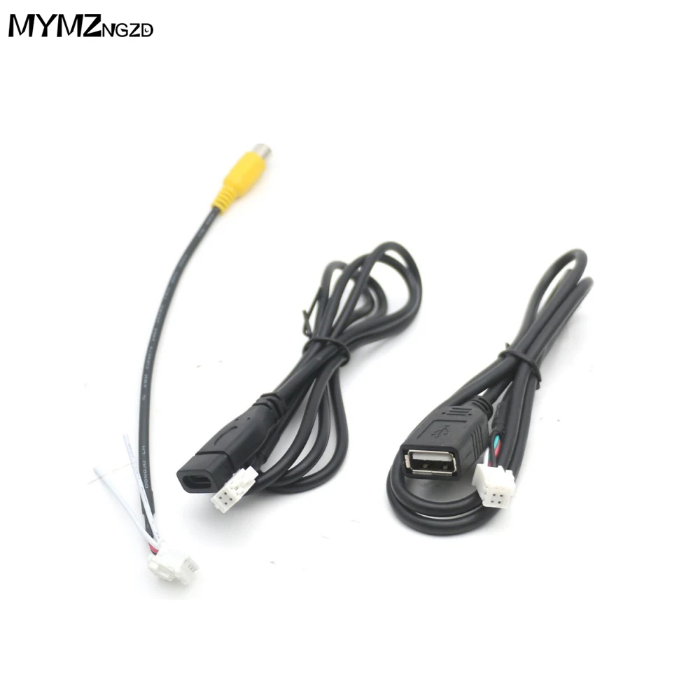 4 6 10 Pin Car Radio Dashboard Mount Dual Type-C USB Port Connector ...