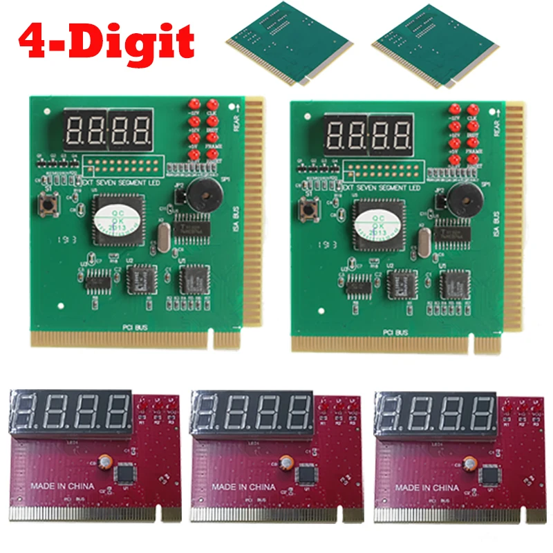4 Digit LCD Display PC Analyzer Diagnostic Post Card Motherboard Tester ...