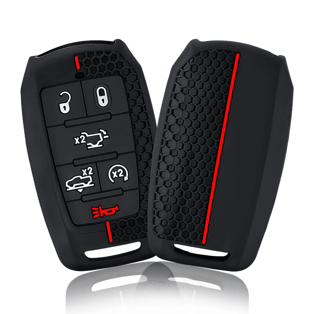Silicone for Dodge RAM1500 RAM2500 TRX RAM 1500 6 Buttons Remote Key ...