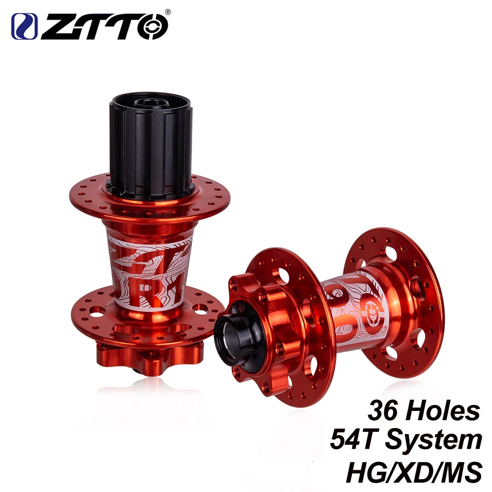 ZTTO MTB Bike DH 36 Holes hub 36H Disc Brake 4 Sealed Bearings 54T ...