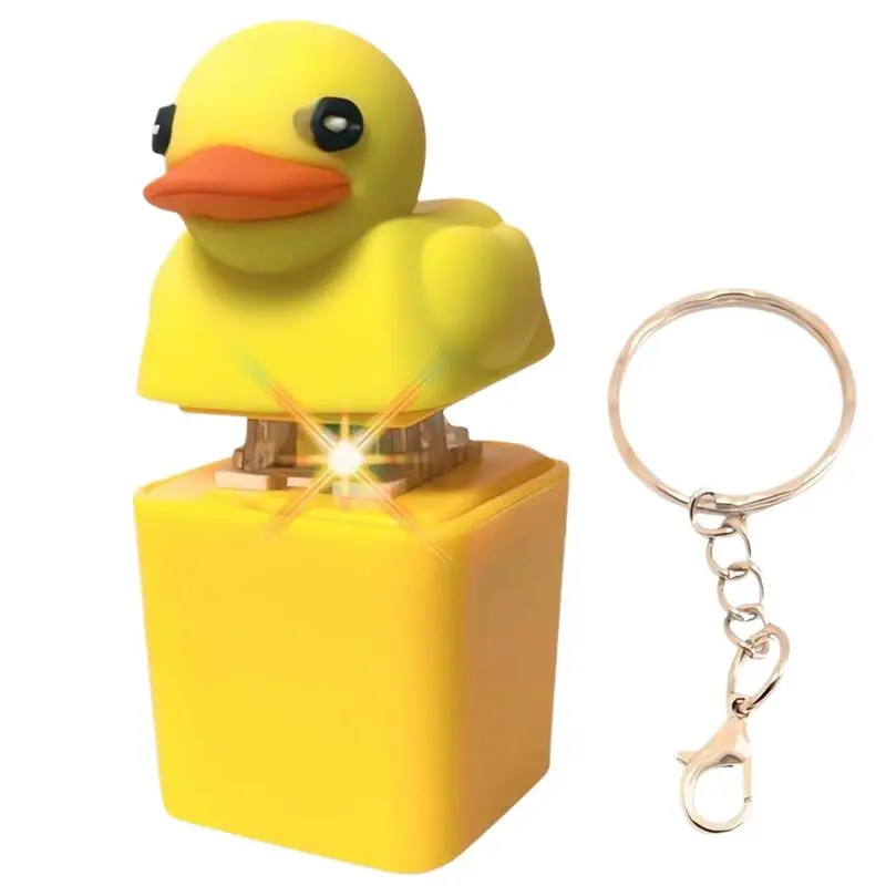 Duck Keyboard Button keychain with Quacking Sound Sensory Toys Stress ...