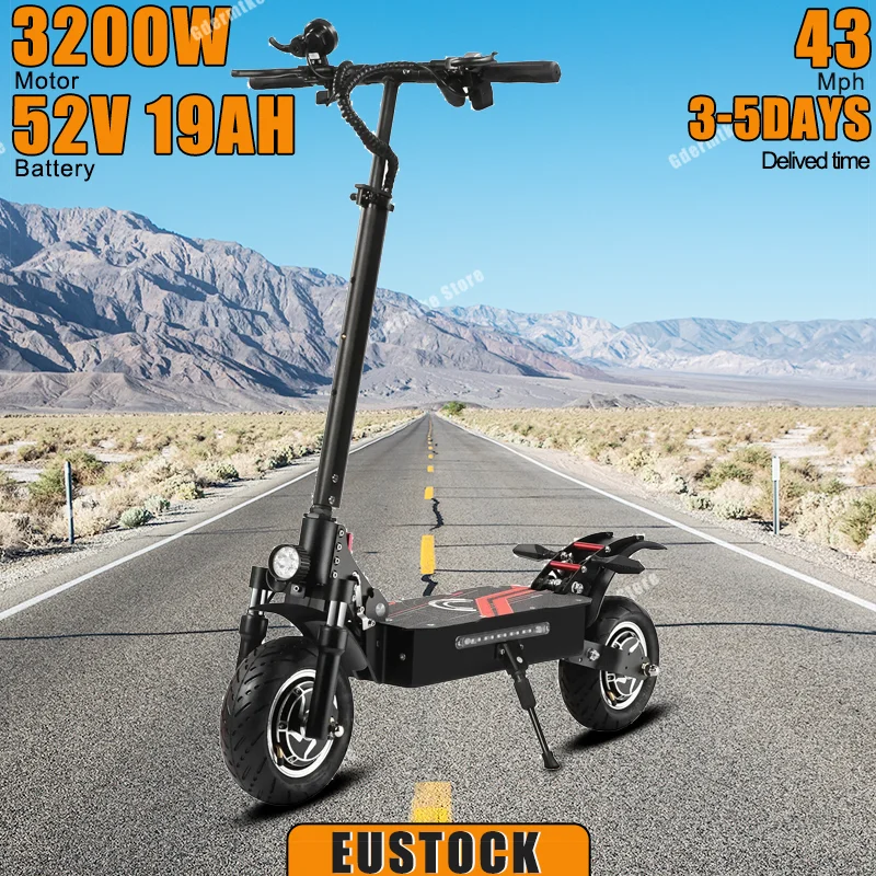 High-Powerful-Electric-Scooter-3200W-Dual-Motor-52V-19AH-Aluminum ...